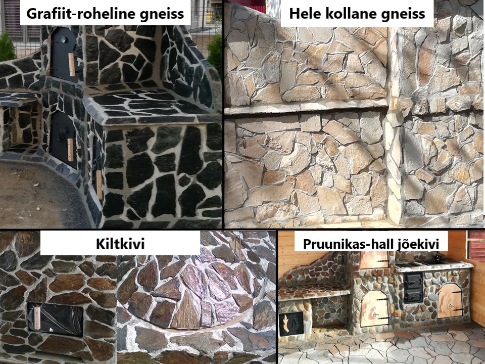 Kivide valik – Grillid, suitsuahjud, väliköögid